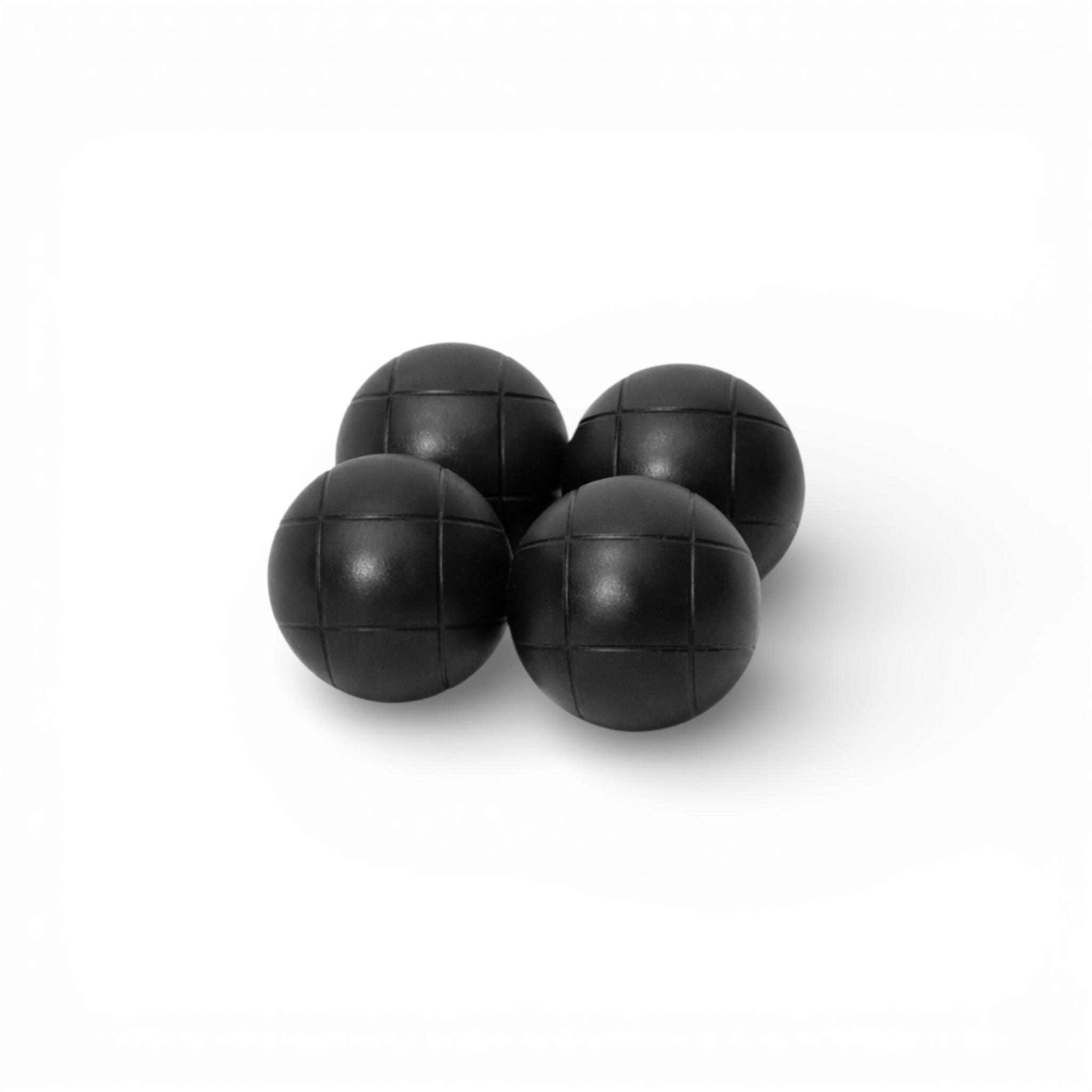 73mm Metal/Petanque Boules 4-Ball Set Black – BuyBocceBalls